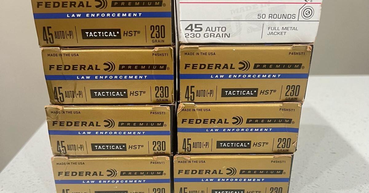 For Sale: 45 Auto (+P) Federal Premium Law Enforcement Tactical HST 230 ...
