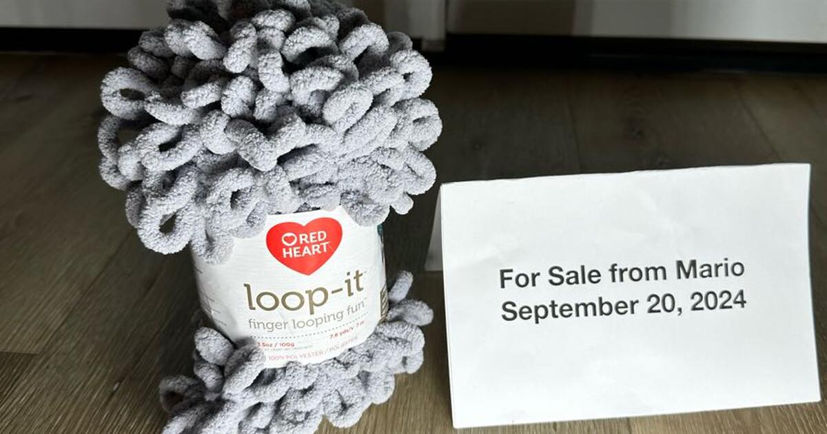 Red Heart Loop-It Yarn for $5 in Houston, TX | For Sale & Free — Nextdoor