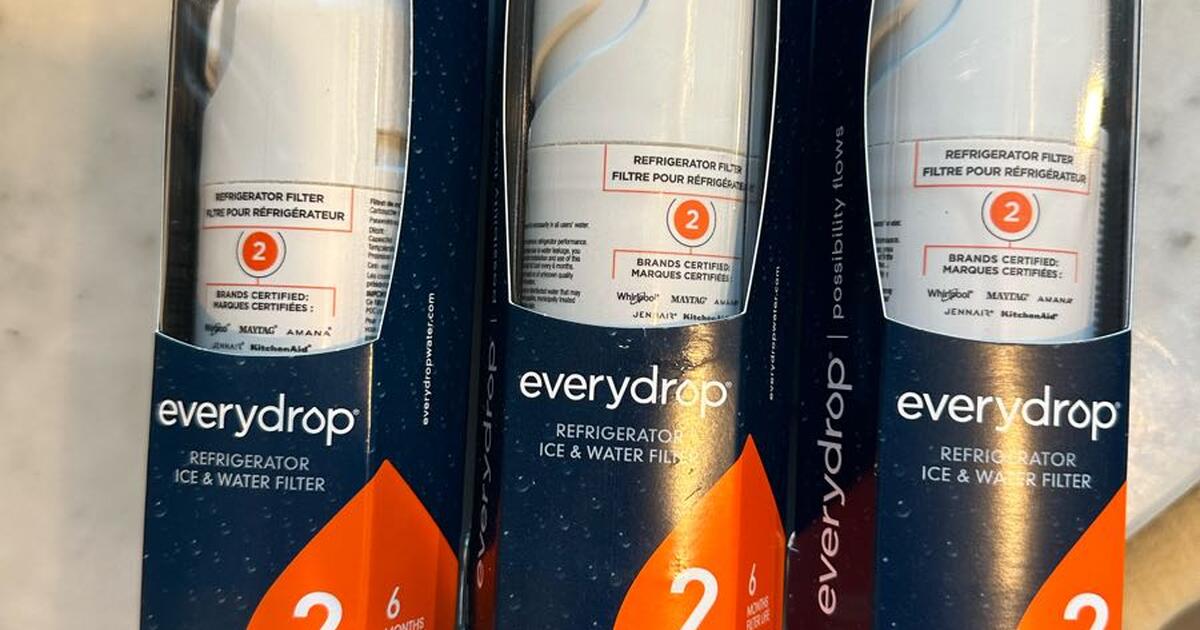 3 Everydrop #2 refrigerator filters for $75 in El Cerrito, CA | For ...