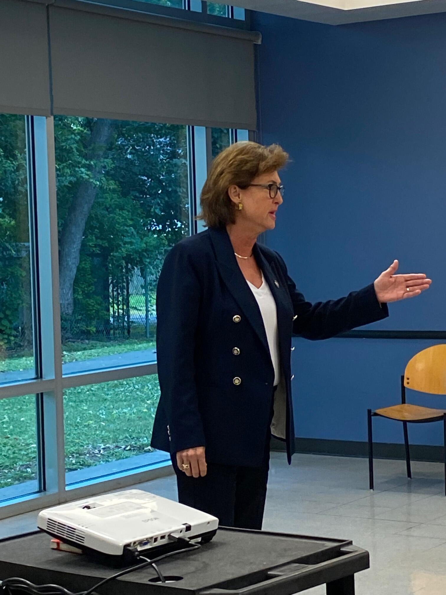 Harris County District Attorney Kim Ogg attended the SN 63 meeting this ...