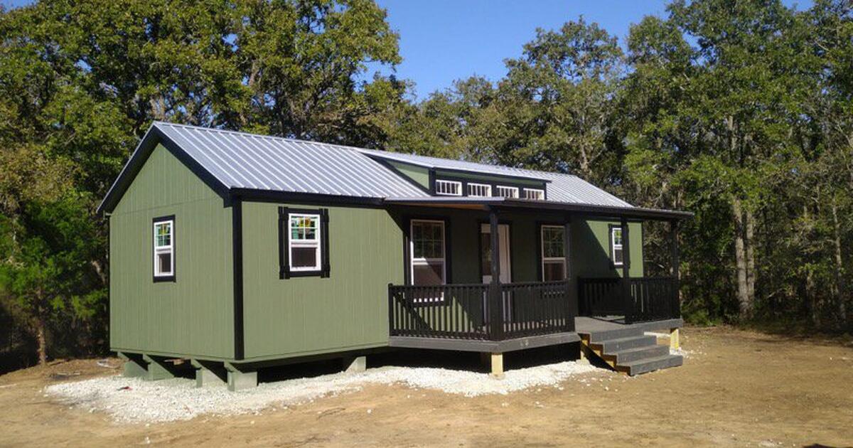 Dormer cabin shell tiny house 14x40 for $24900 in Cresson, TX | For ...