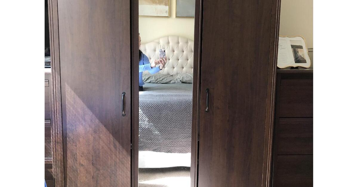 Ikea Brusali Wardrobe with 3 doors, brown for $149 in Tampa, FL | For ...