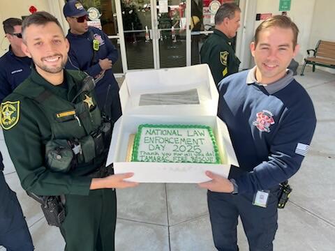Yesterday, for National Law Enforcement Appreciation Day, Tamarac Fire ...
