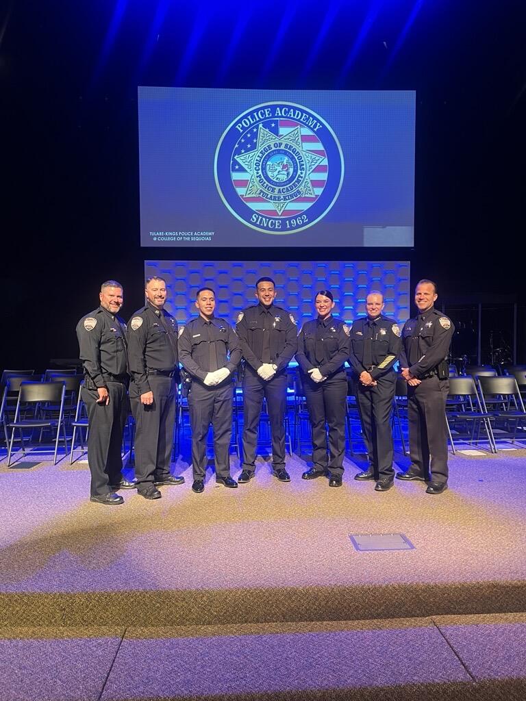 Congratulations to the newest members of the Hanford Police Department ...