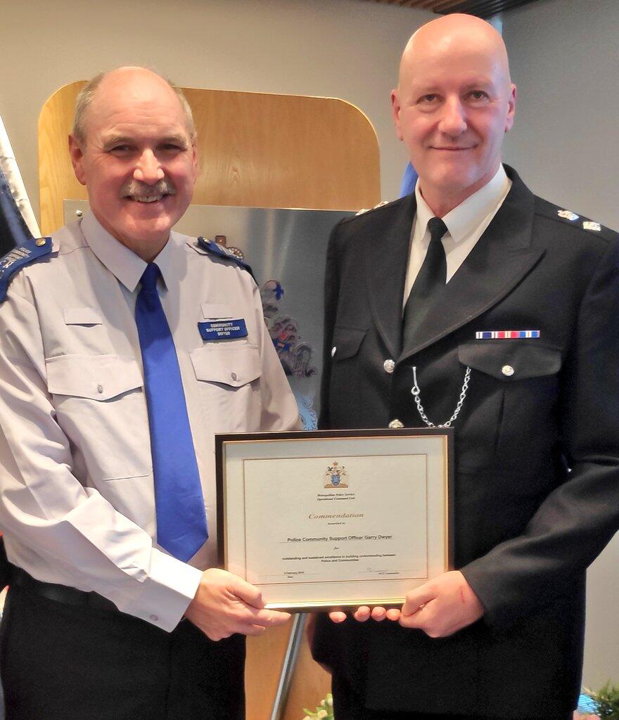 Congratulations PCSO Garry Dwyer! (Camden Police) — Nextdoor — Nextdoor