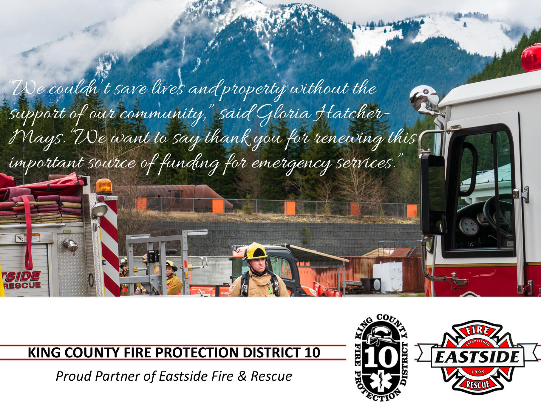 D10 NEWS: King County Fire District 10 Thanks Community for Renewing ...