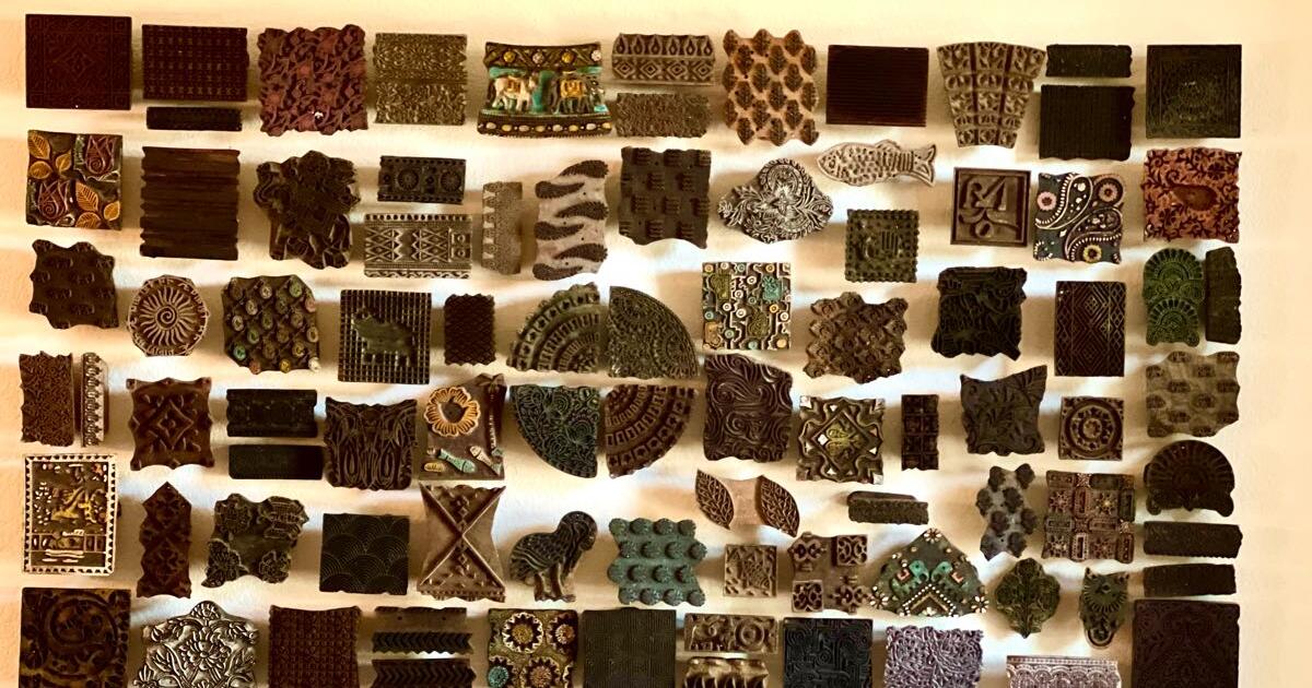 Vintage Hand Carved Wooden Indian Textile Blocks for $35 in Phoenix, AZ ...