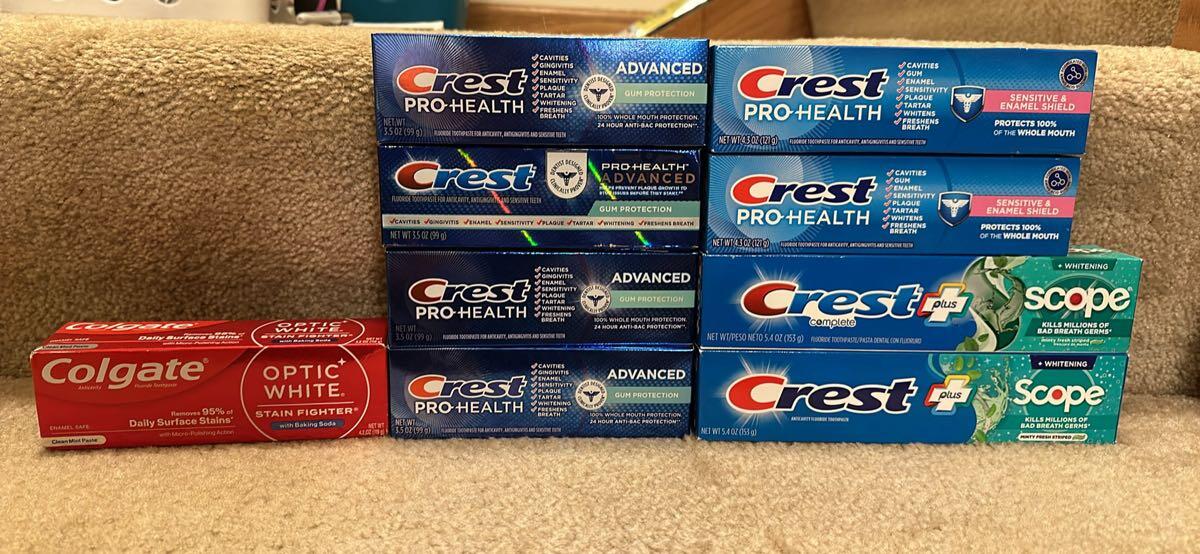 Crest & Colgate toothpastes new $2/box for $2 in Maple Grove, MN | For ...