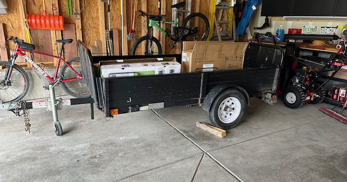 4x8 trailer with lights + ramps + dolly $700 obo. Contact 720-772-0880 ...