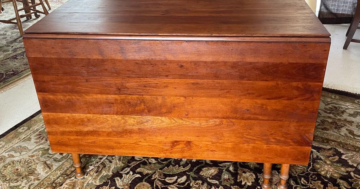 Vintage Antique Signed Stickley Solid Cherry Drop Leaf Gate Leg Dining Table for $295 in Venice ...