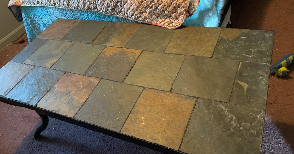 Slate Tile Coffee Table for Free in Louisville, KY | For Sale & Free ...