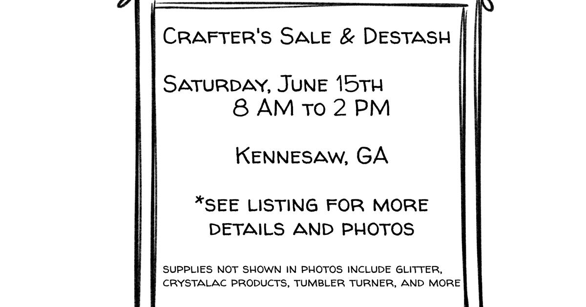 Crafter's Sale and Destash for Free in Kennesaw, GA | For Sale & Free ...