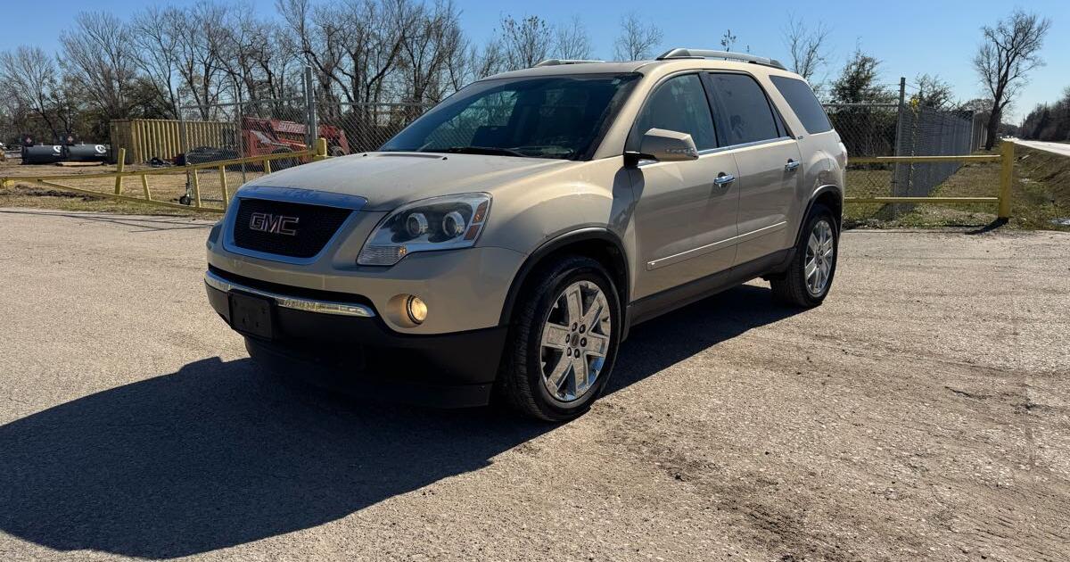2010 GMC ACADIA SUV WITH THIRD ROW SEATS for $3499 in Houston, TX | For ...
