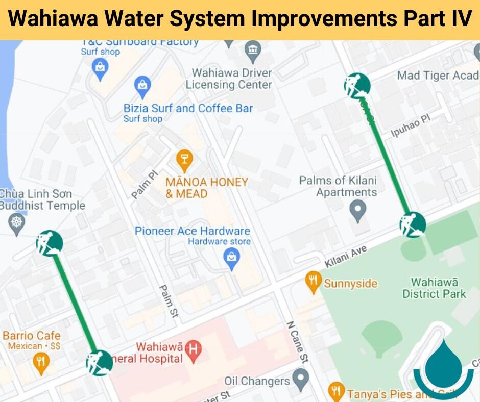 A Board of Water Supply contractor is improving the water system in the ...