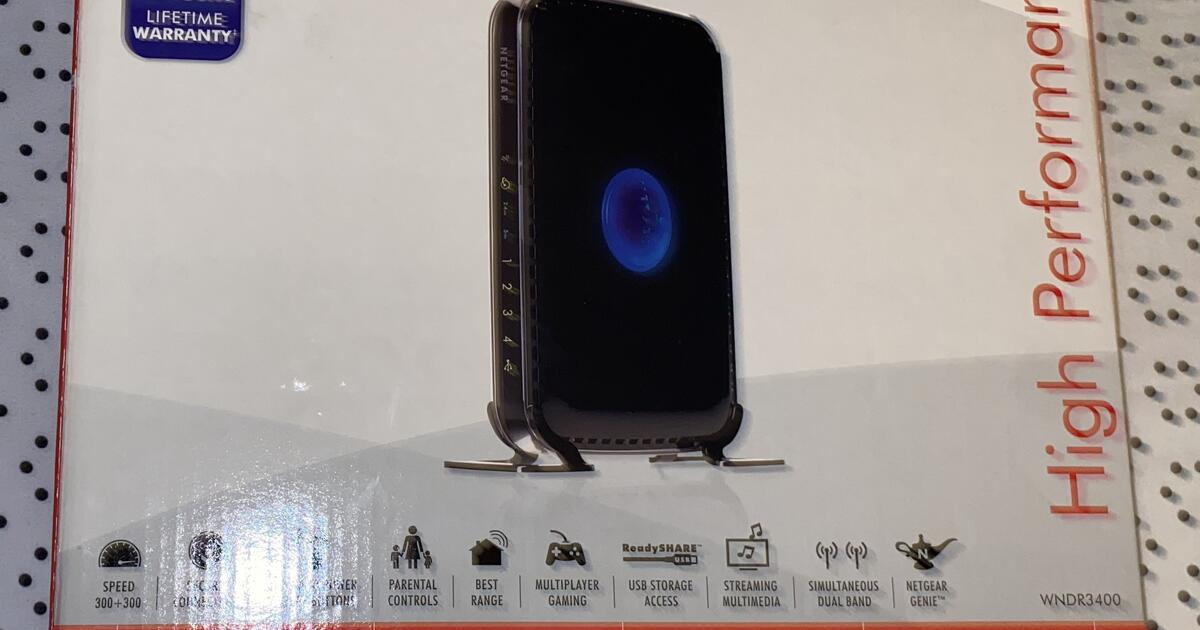 NETGEAR N600 Dual Band Wireless Router for $35 in Houston, TX | For ...