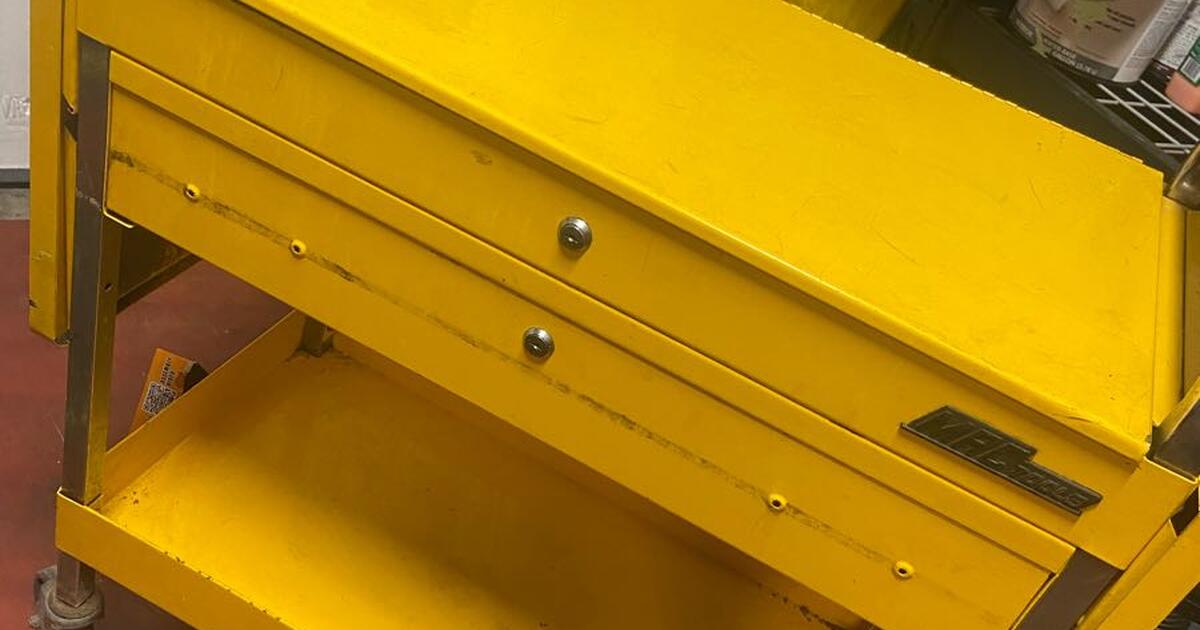 Yellow Tool Cart for $80 in Hollister, CA | For Sale & Free — Nextdoor