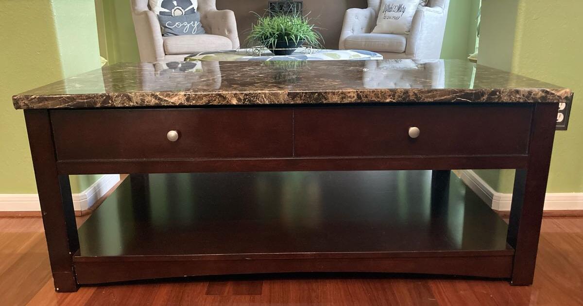 $150 for ALL THREE! Coffee table and two side tables for $150 in ...