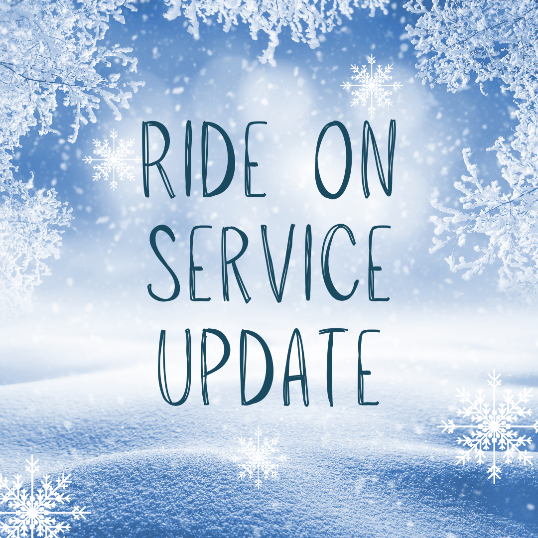 REBROADCAST: Ride On Will Operate Regular Weekday Schedule on Wednesday ...