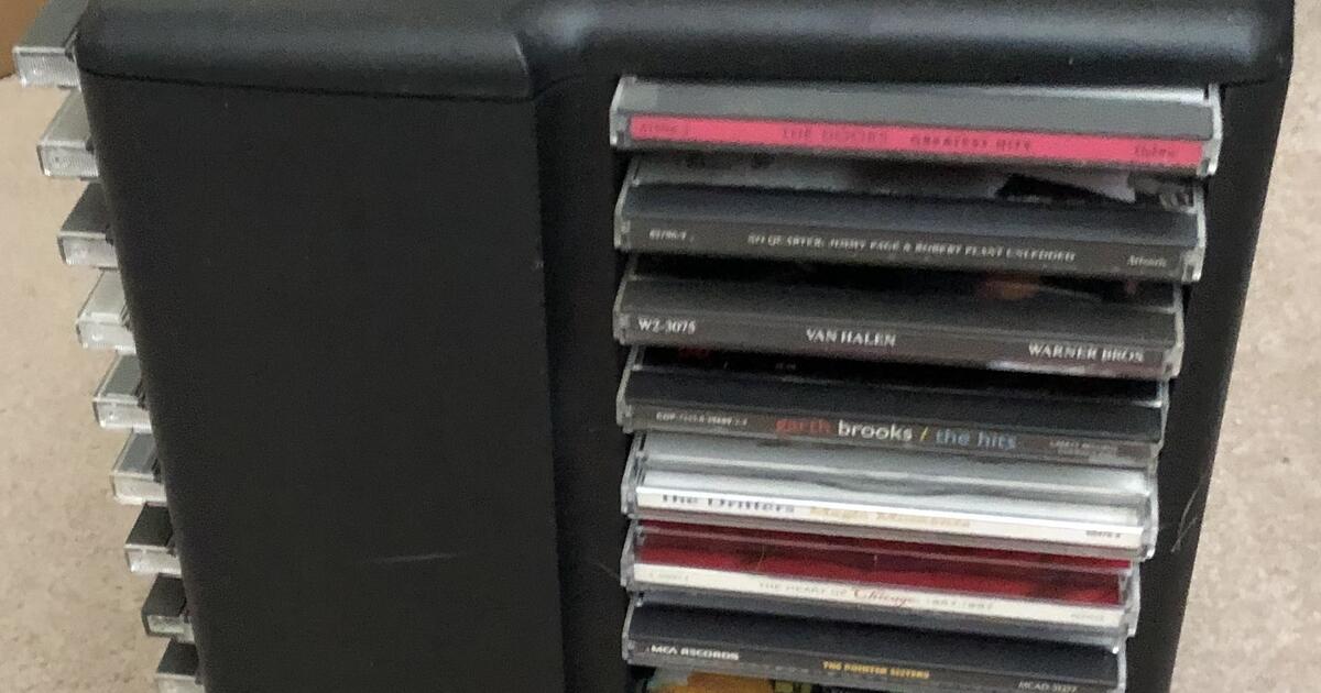Rotating CD Case with 24 CDs. Great Artists. for $45 in Thousand Oaks ...
