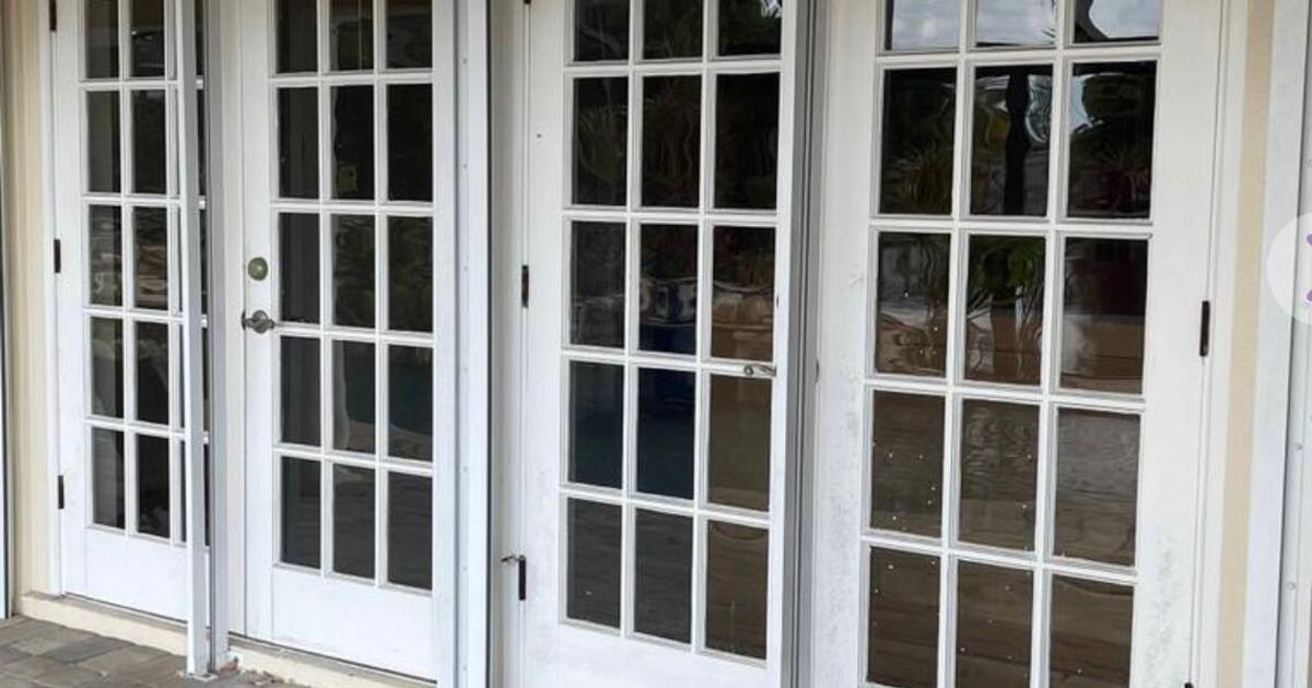 3 French doors with side panel for $200 in Fort Myers, FL | For Sale ...