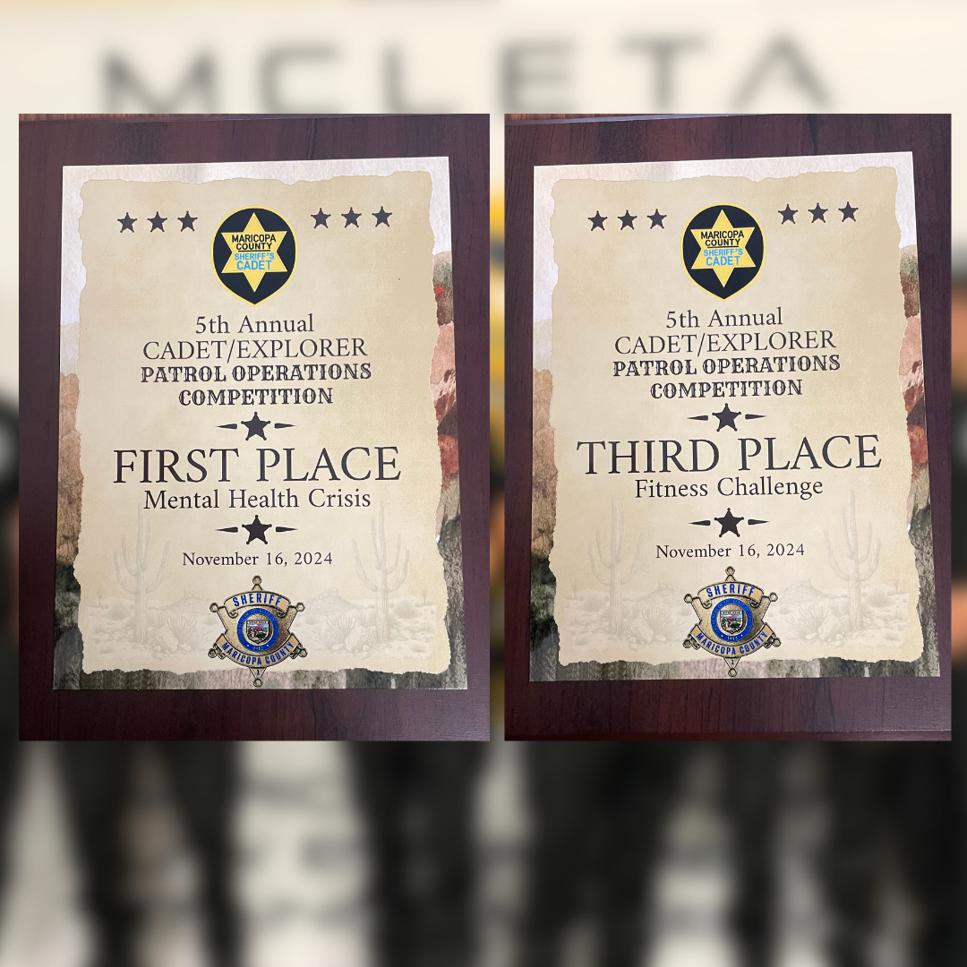 Please join us in congratulating our Buckeye Police Cadets for their ...