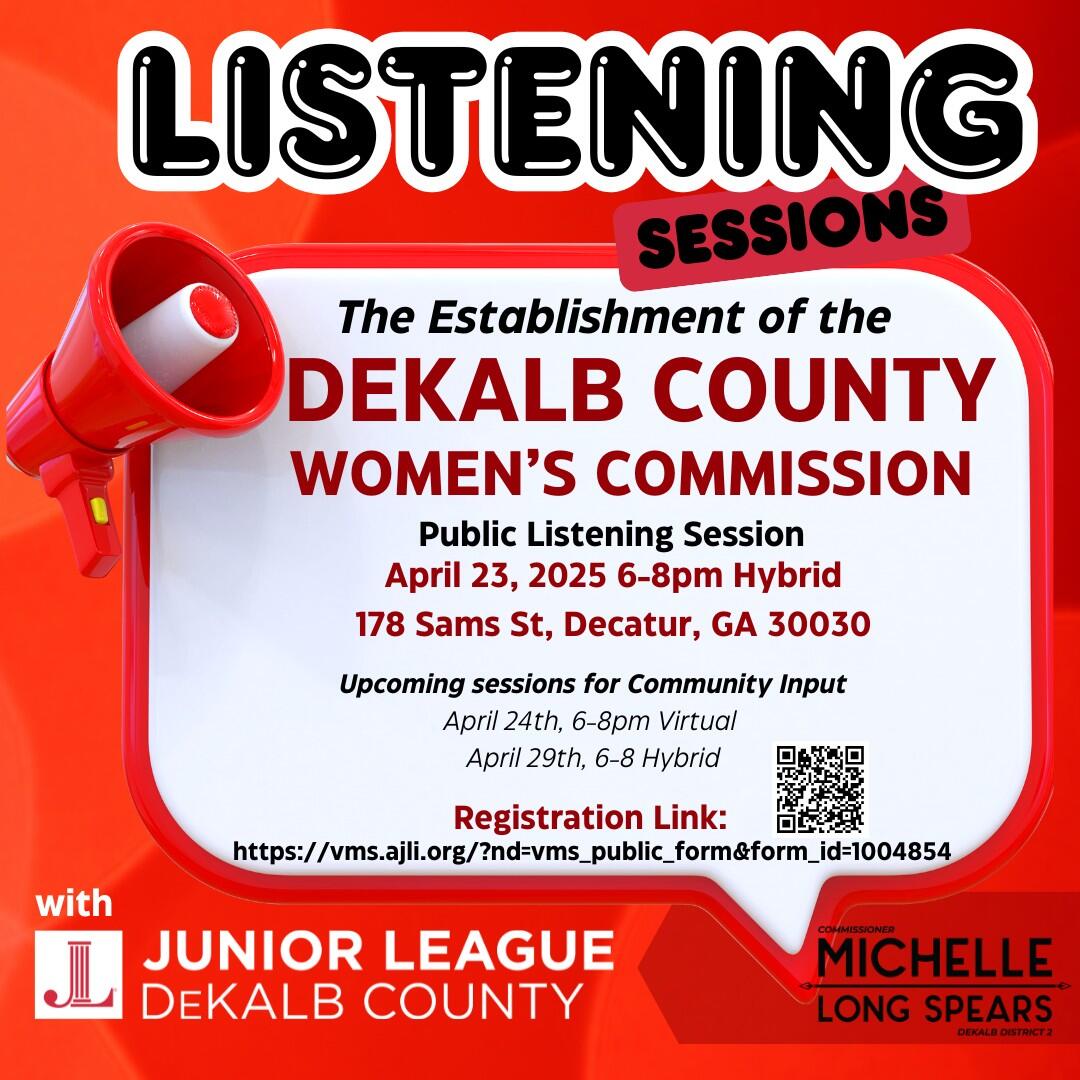 The Junior League of DeKalb County, in partnership with Commissioner Michelle Long Spears ...