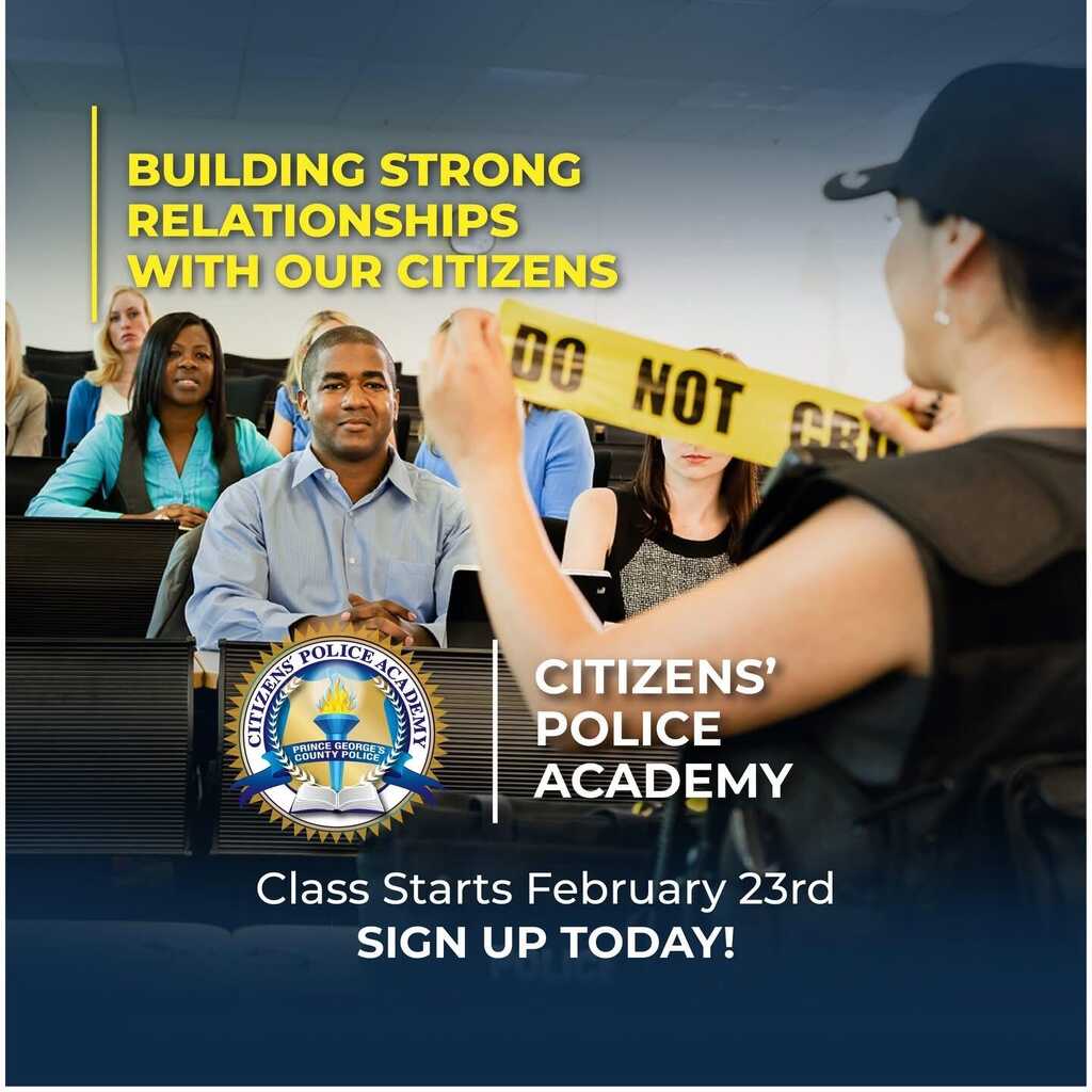 🎓 PGPD Citizens’ Police Academy — Class Starting Soon!