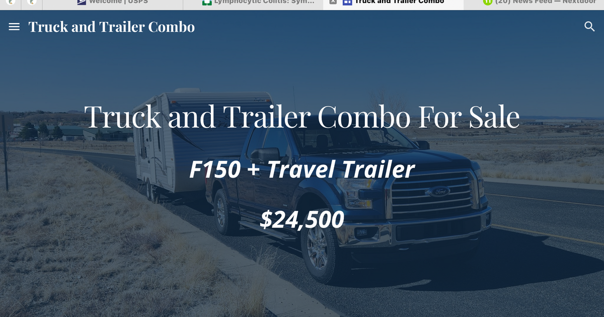 F150 truck and travel trailer combination!! See URL below for $24000 in ...