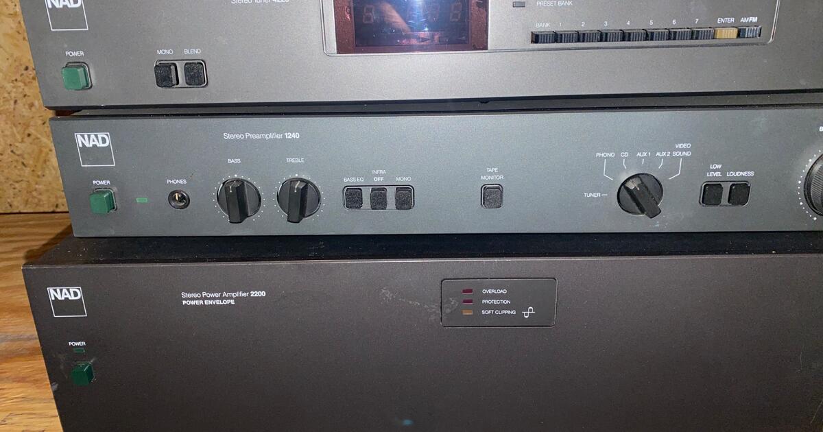 NAD Stereo Tuner, Preamplifier, and Power Amplifier for Free in Chapel ...