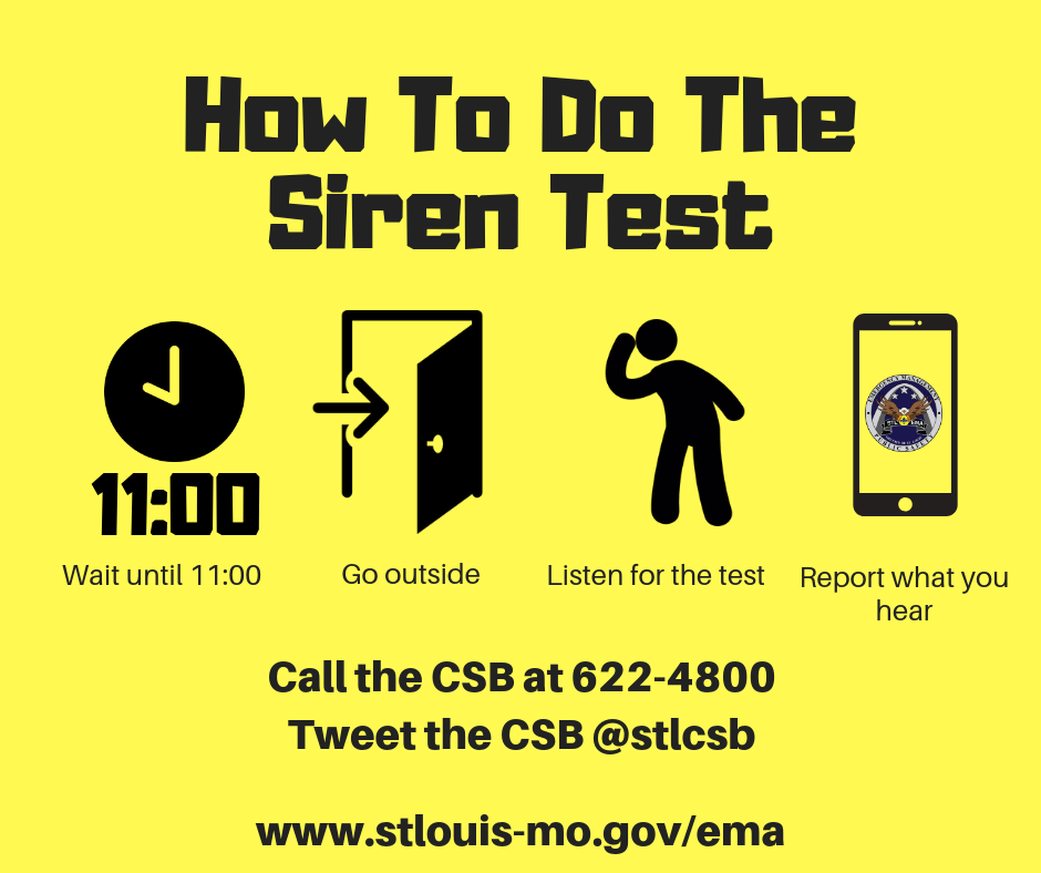 UPDATED: Outdoor Warning Siren Test (City of St. Louis) — Nextdoor ...