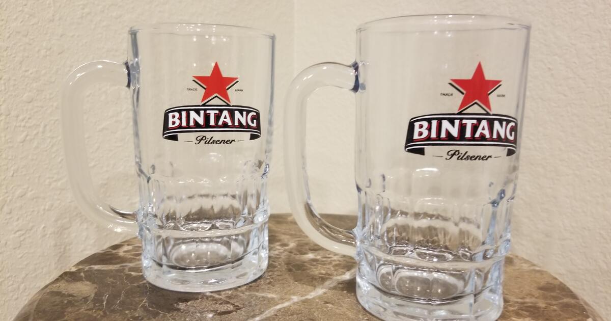 New, Collectible BINTANG Pilsener Beer glasses/mugs for $15 in Fountain ...