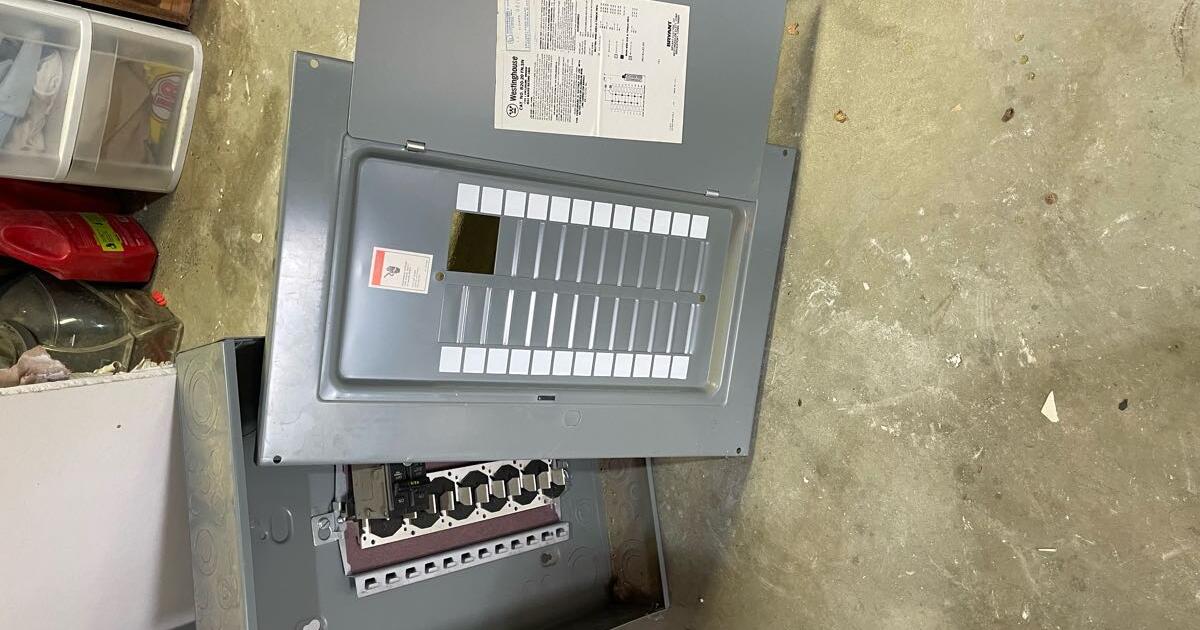 Westinghouse CAT. No B20-20 FN, SN Indoor Panelboard, 100 Amp Panel for ...