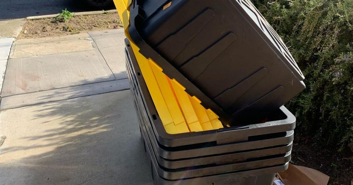 5 FREE Home Depot 55 Gallon Storage Bins for Free in San Francisco, CA ...