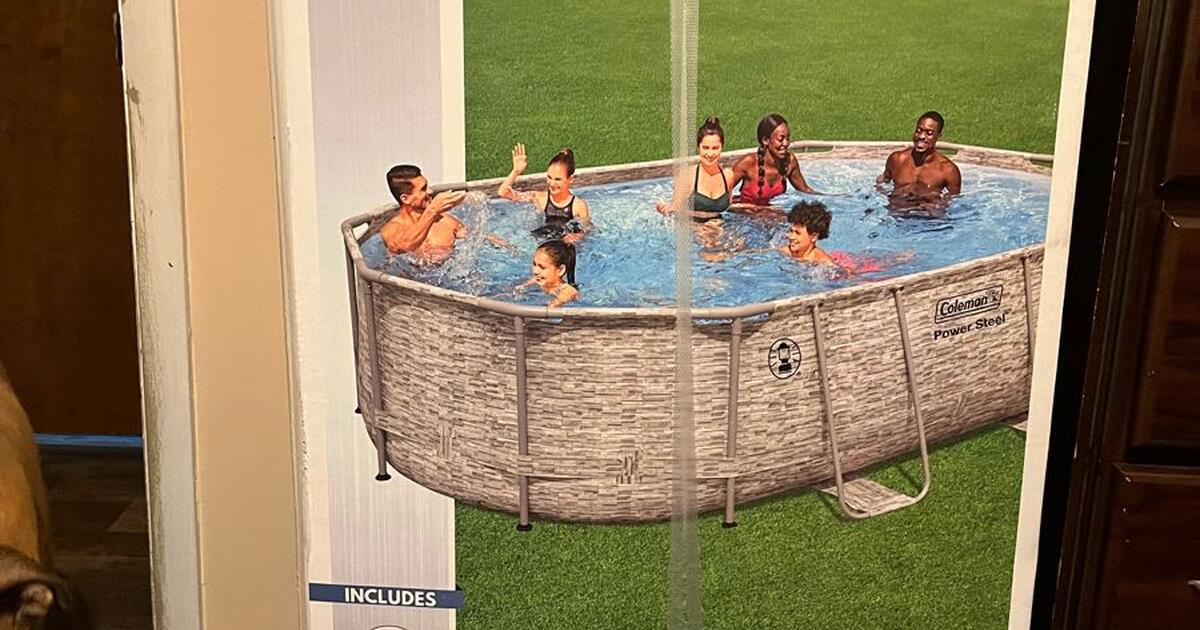 Coleman Swimming Pool With Upgraded Sand Filter and Saltwater System for $550 in North Little ...