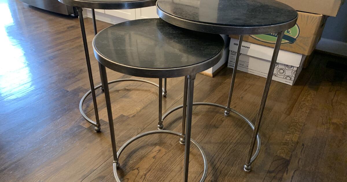 Set of 3 End Tables (1 Nesting) for $50 in Lake Oswego, OR | For Sale ...