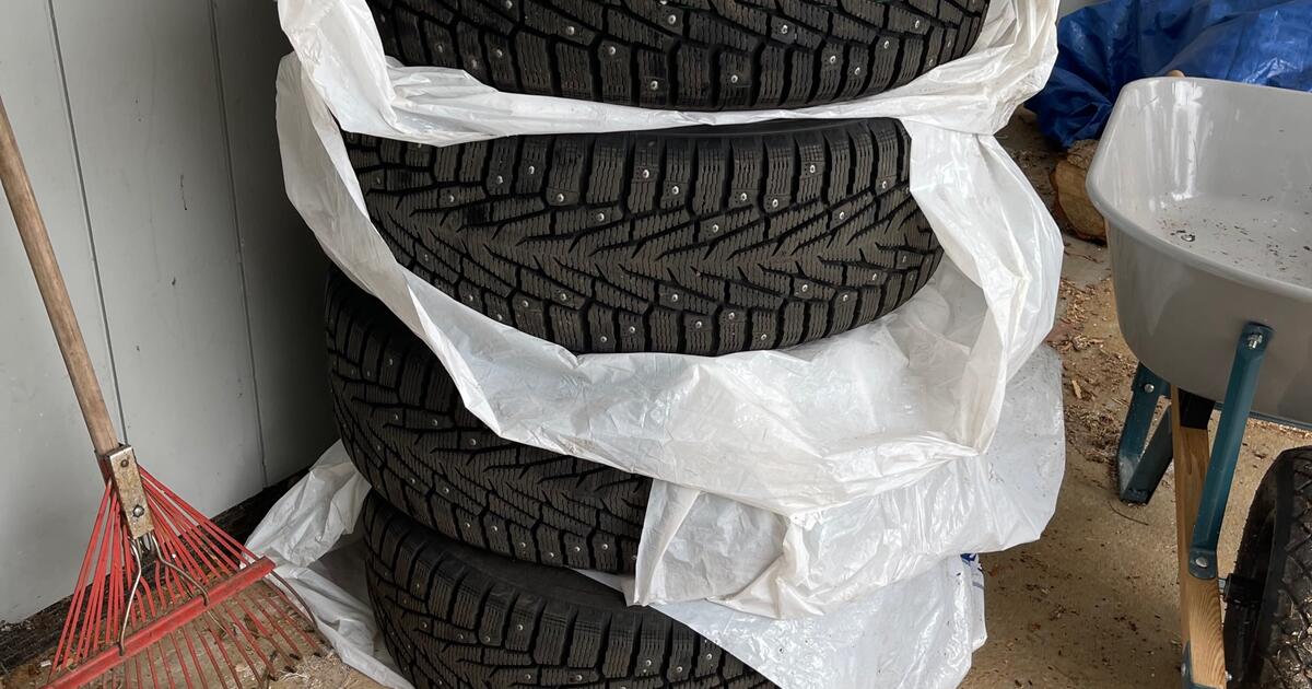 New Studded Snow Tires with New Black Rims 265/60R18 for $675 in ...