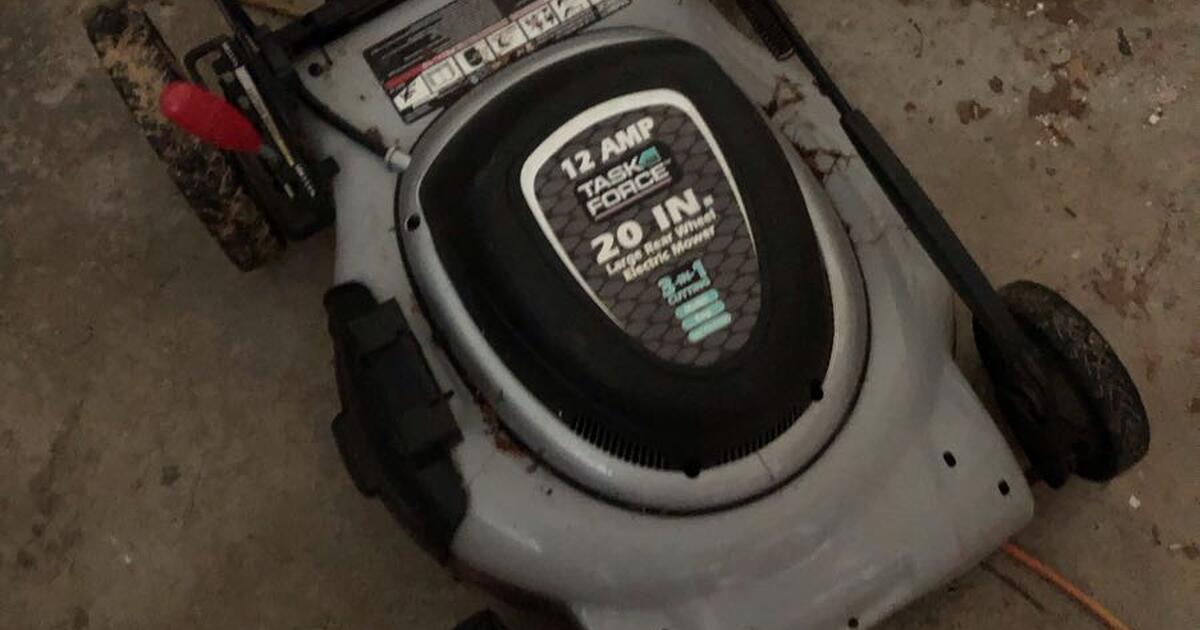 Task Force 12 Amp 20 In. Electric Lawn Mower for $50 in Cincinnati, OH ...
