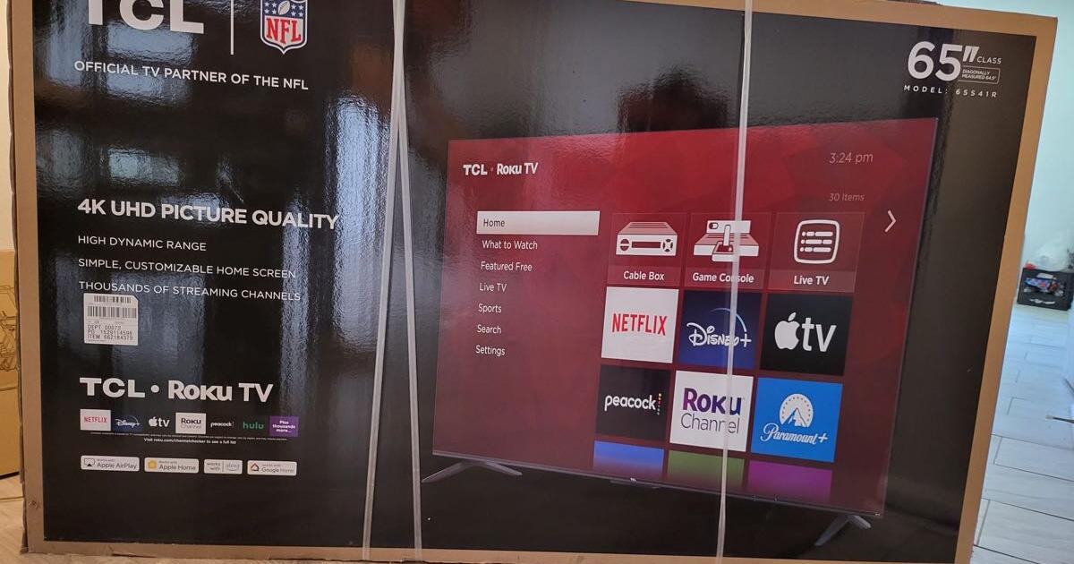 BRAND NEW TCL 65" 4K UHD Roku TV for $400 in Indianapolis, IN | For Sale & Free — Nextdoor