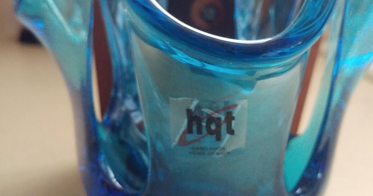 hqt Handmade Blue Art Glass Vase/Candle Holder for $25 in Fullerton, CA ...