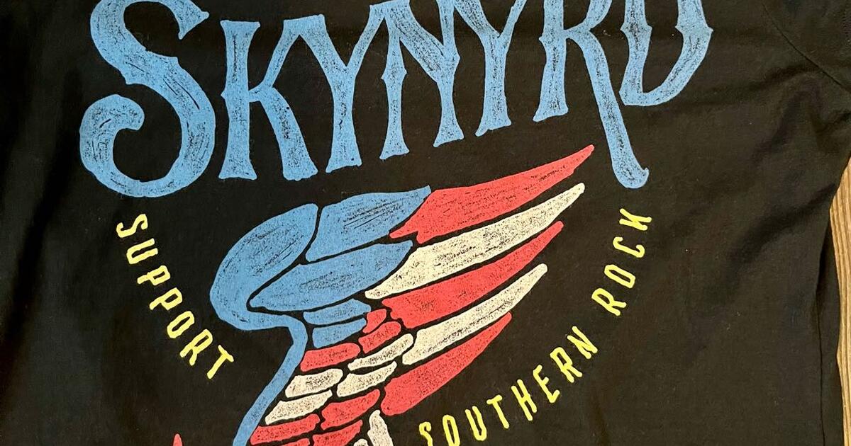 Lynyrd Skynyrd 2013 Support Southern Rock 40th Anniversary Tour T-shirt ...