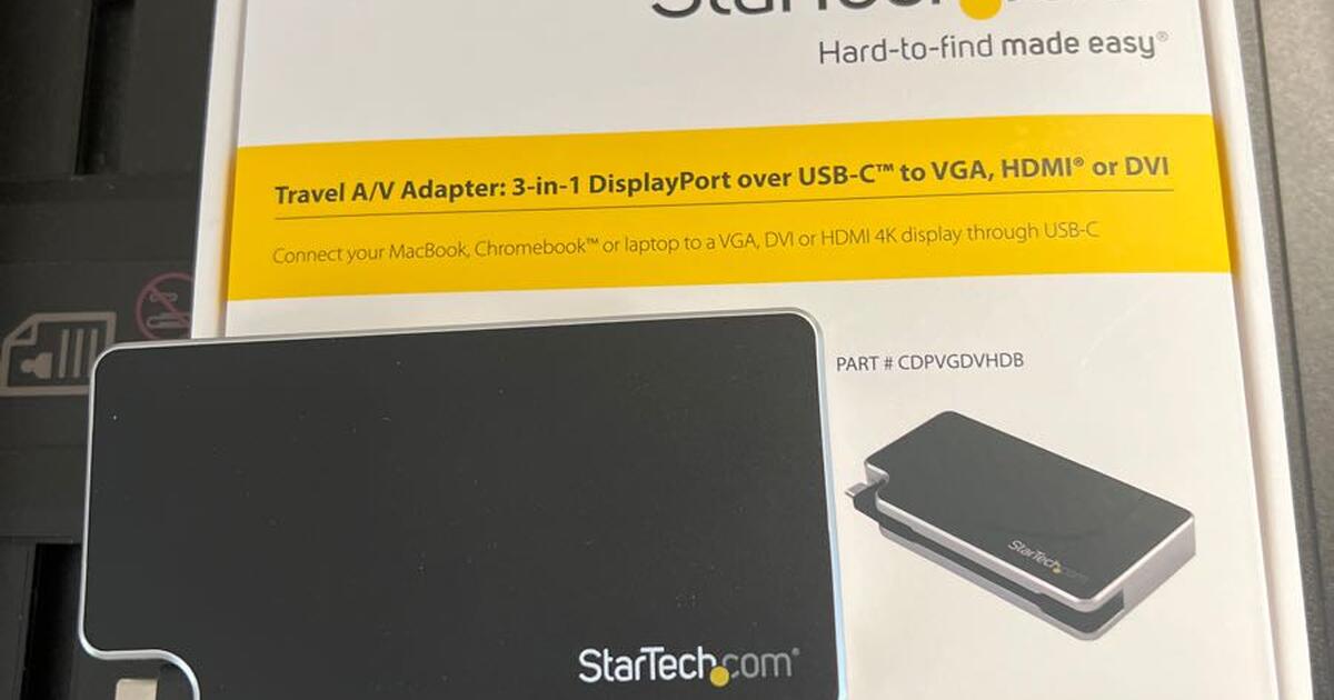 Brand new StarTech 3-in-1 Display Port USB-C to HDMI/VGA or DVI for $40 in Lakewood Ranch, FL ...