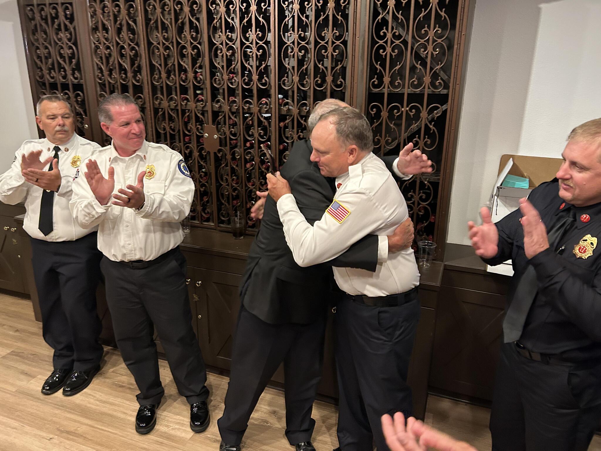 Before the end of our awards night, Deputy Chief Blasetti passed the ...