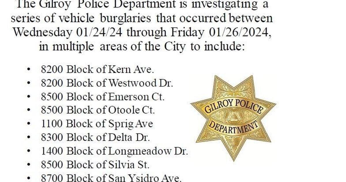 The Gilroy Police Dept. — Nextdoor