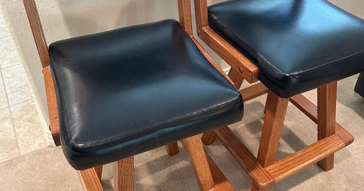 Oak counter height bar stools. Free! for Free in Denton, TX | For Sale ...