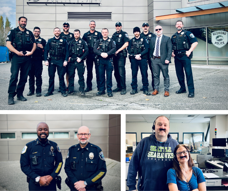 Growing facial hair in support of men's health (Redmond Police ...