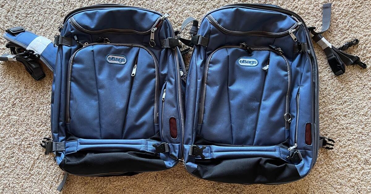 eBags Mother Lode backpack suitcases (2) for $30 in Prattville, AL ...