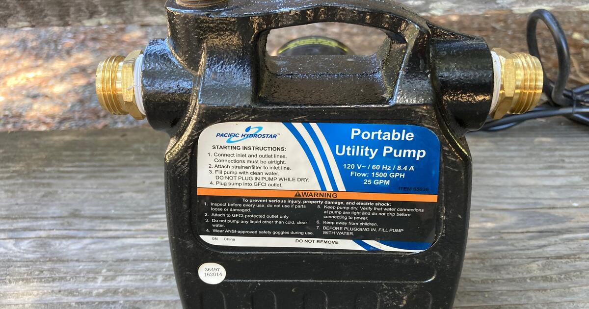 Electric portable Utility Pump for $50 in Healdsburg, CA | For Sale ...