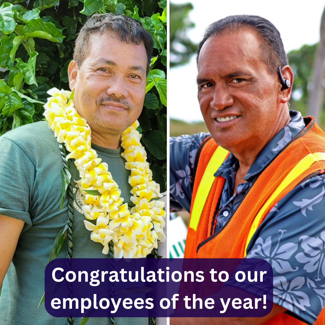 Congratulations to our 2023 employees of the year, Alex Manansala and ...