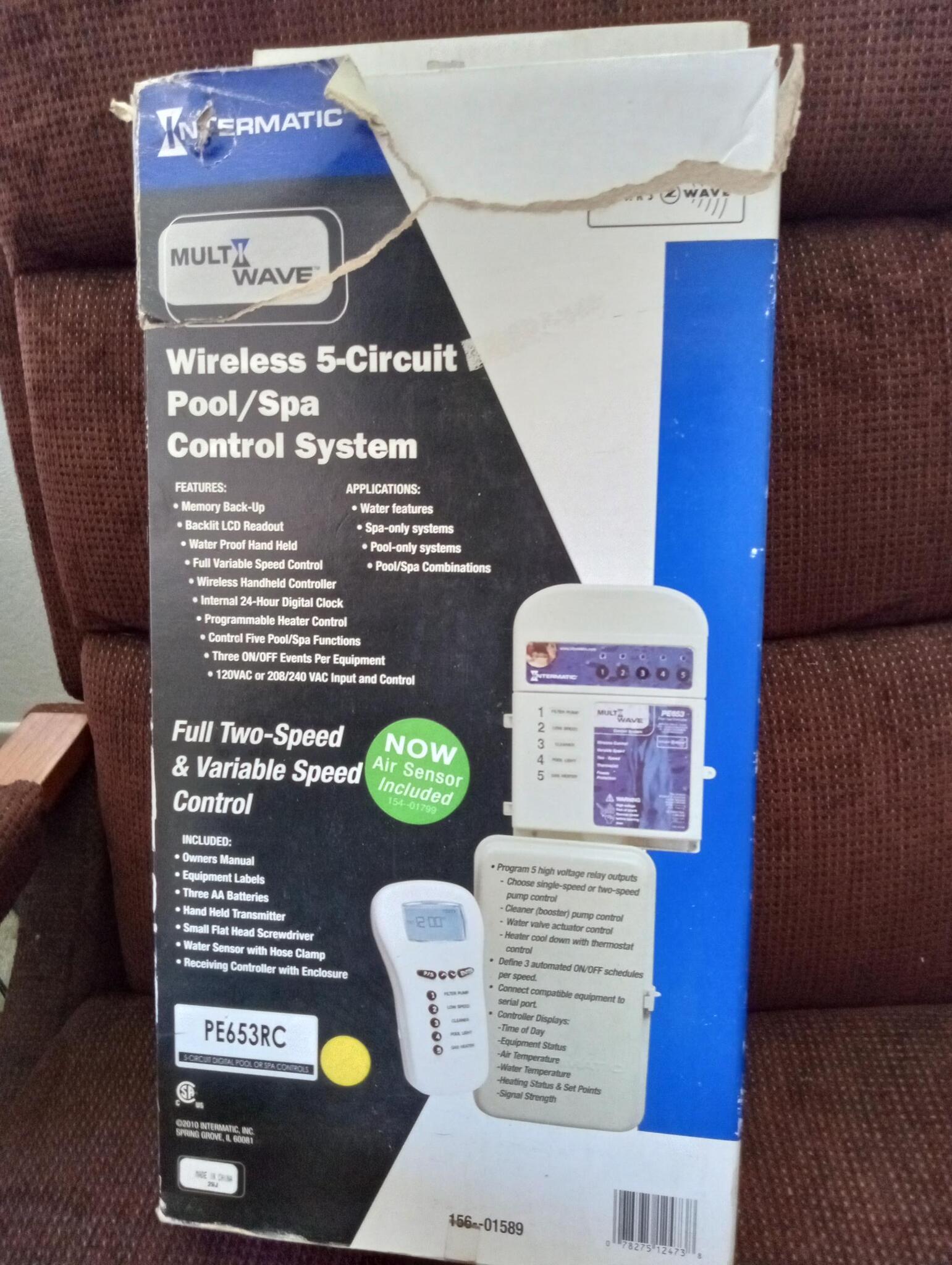 POOL/SPA INTERMATIC WIRELESS 5-CIRCUIT POOL/SPA REMOTE CONTROL SYSTEM ...