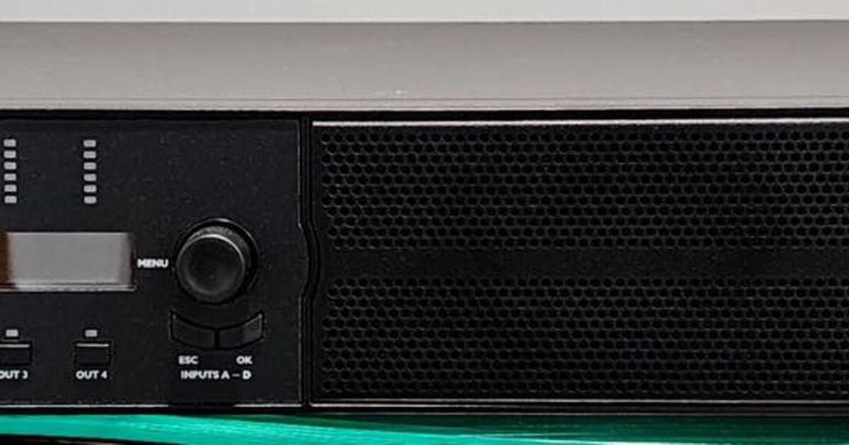 L’acoustics la12x US amplified controller, 4 ohms, 4x2600w for $12850 ...